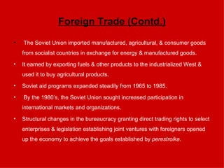 Soviet Economy before and after Gorbachev | PPT