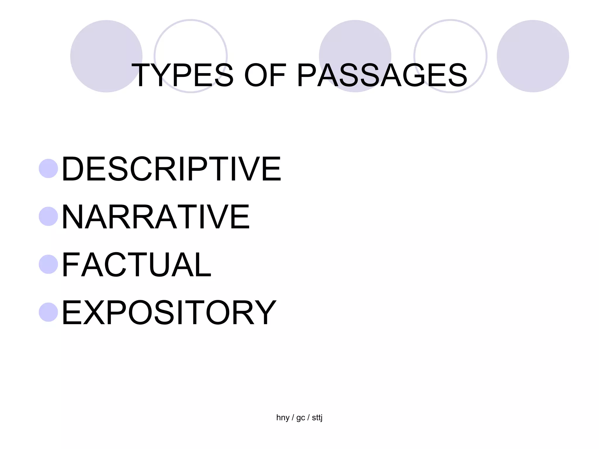 READING COMPREHENSION - SUMMARY | PPSX