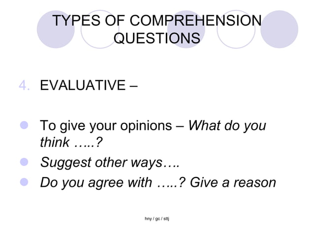 READING COMPREHENSION - SUMMARY | PPSX