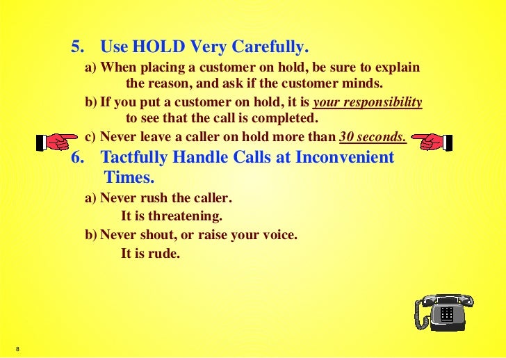 Telephone Courtesy Guidelines