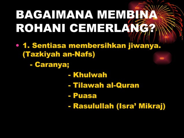 PEMBENTANGAN TAMRIN ROHANI | PPT