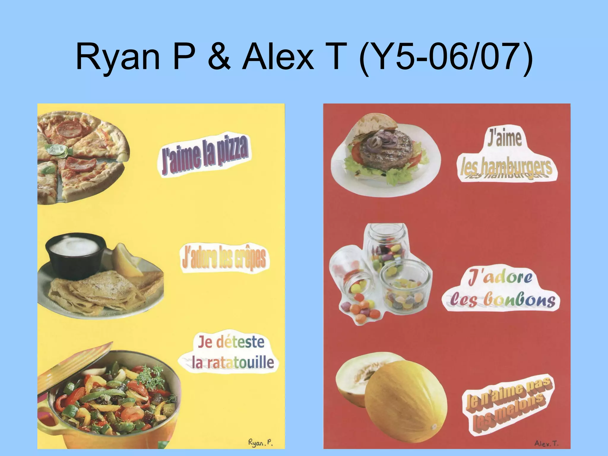 La nourriture et la boisson | PPT