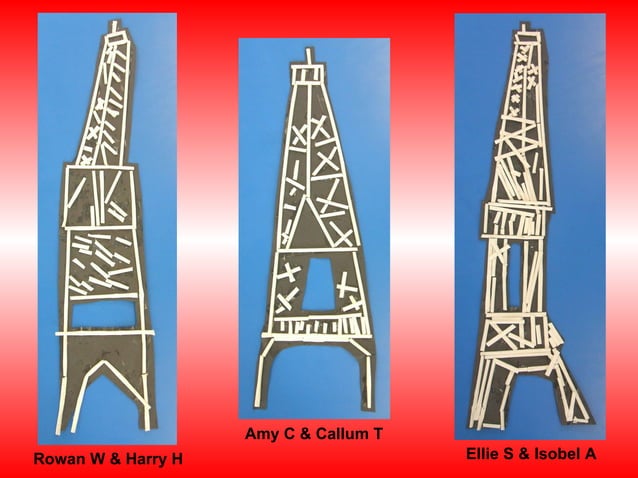 The Eiffel Tower In Artstraws | PPT
