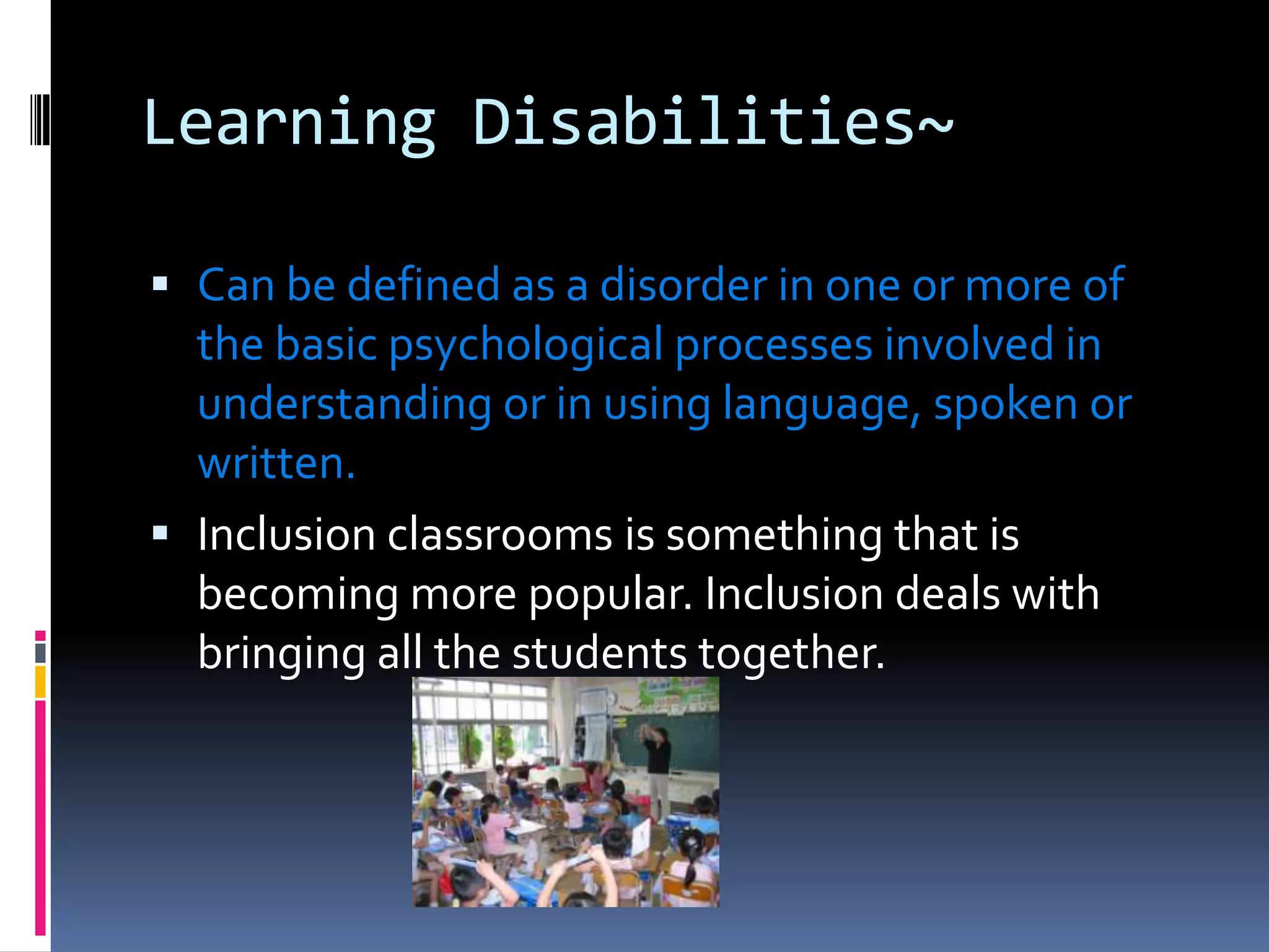 Learning Disabilities | PPTX