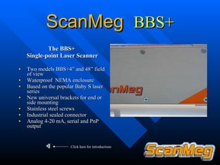 ScanMeg Single-point Laser Scanners | PPT