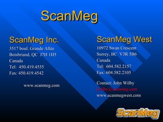 ScanMeg Single-point Laser Scanners | PPT