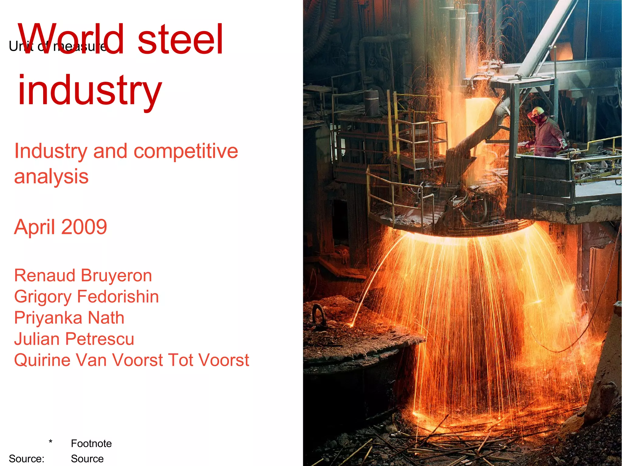 Steel industry overview | PPT