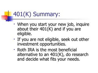 401 K | PPT