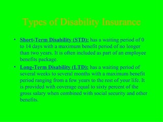 Disability Insurance | PPT
