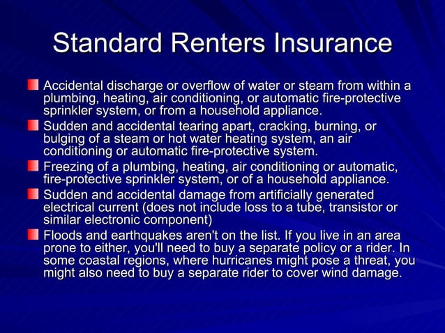 Landlords and Renters Insurance | PPT