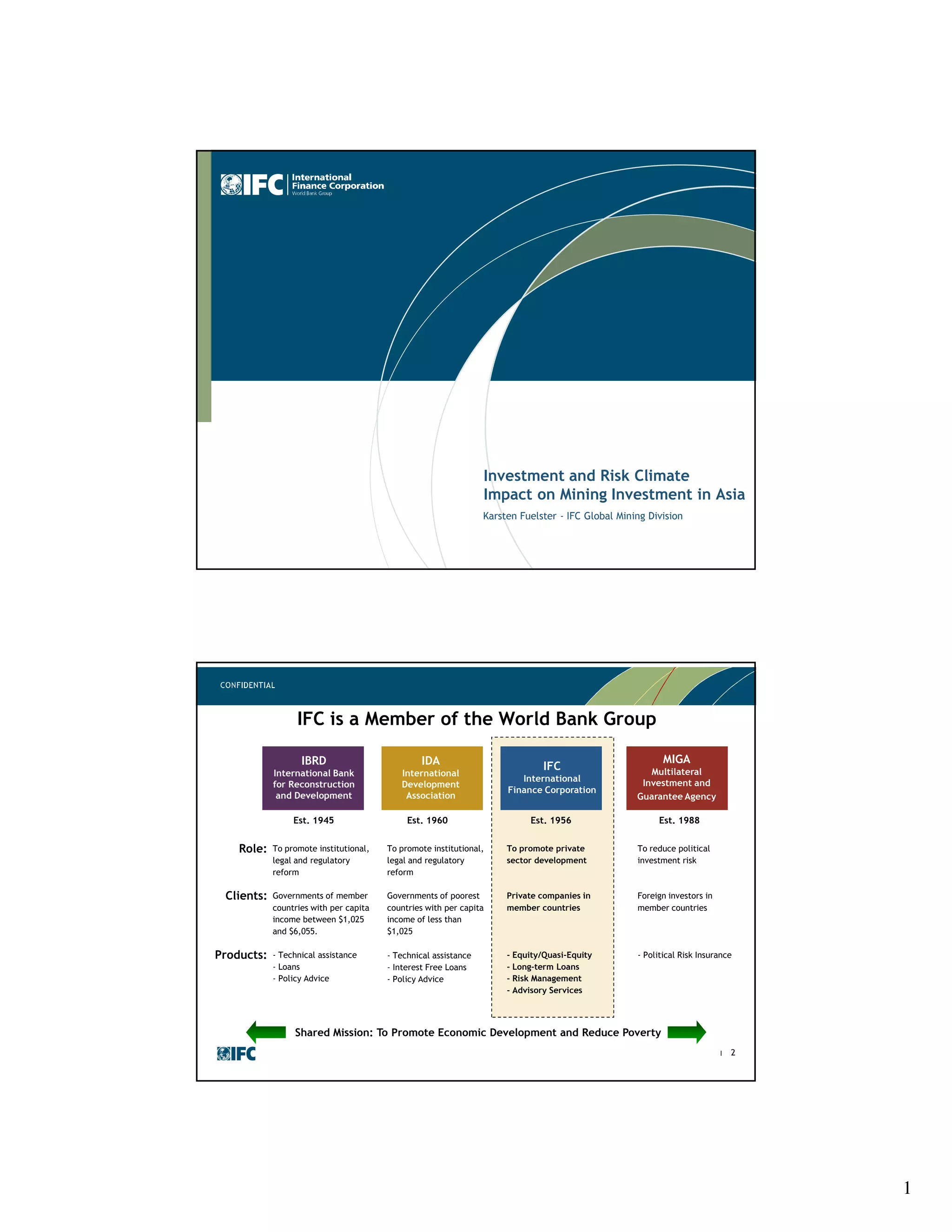 IFC - Mining Investment in Asia | PDF