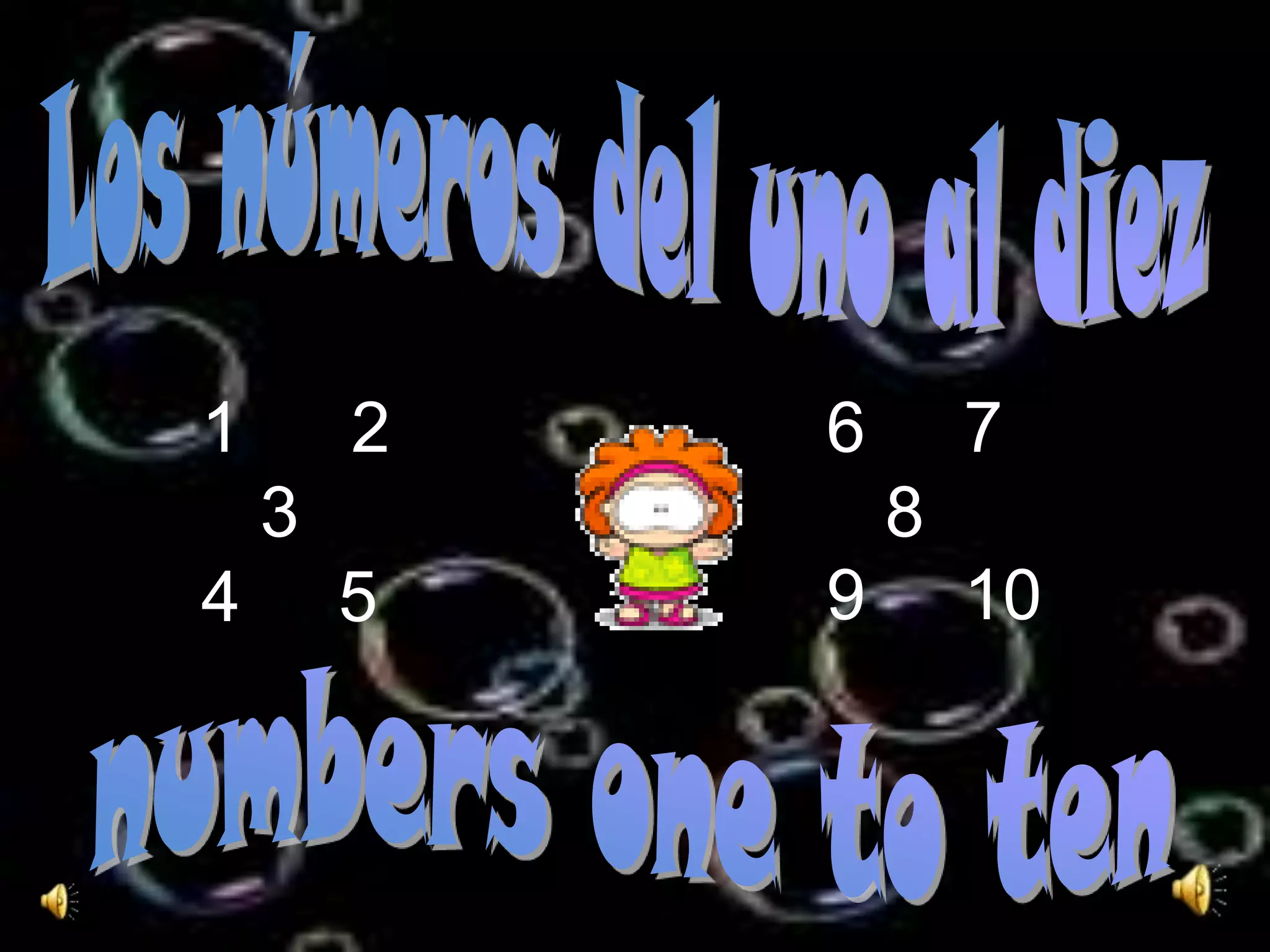 LOS NUMEROS DE 1 A 10 EN INGLES | PPSX