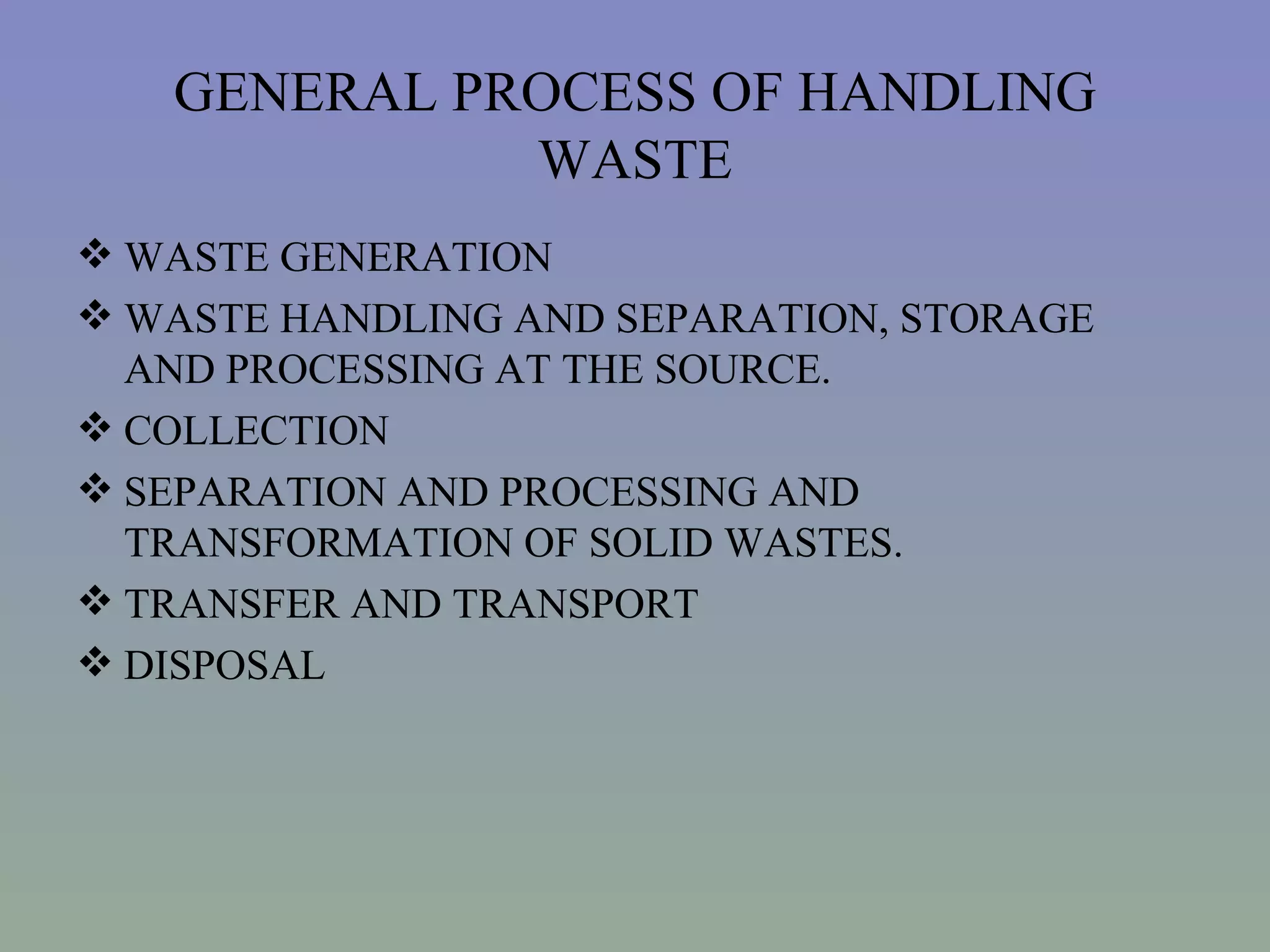 solid waste management | PPT