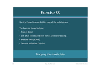 Stakeholder Analysis | PDF