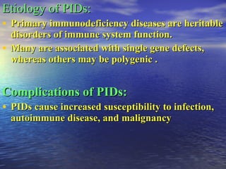 COMMON VARIABLE IMMUNODEFICIENCYP,PID,HYPOGAMMAGLOBULINEMIA | PPT