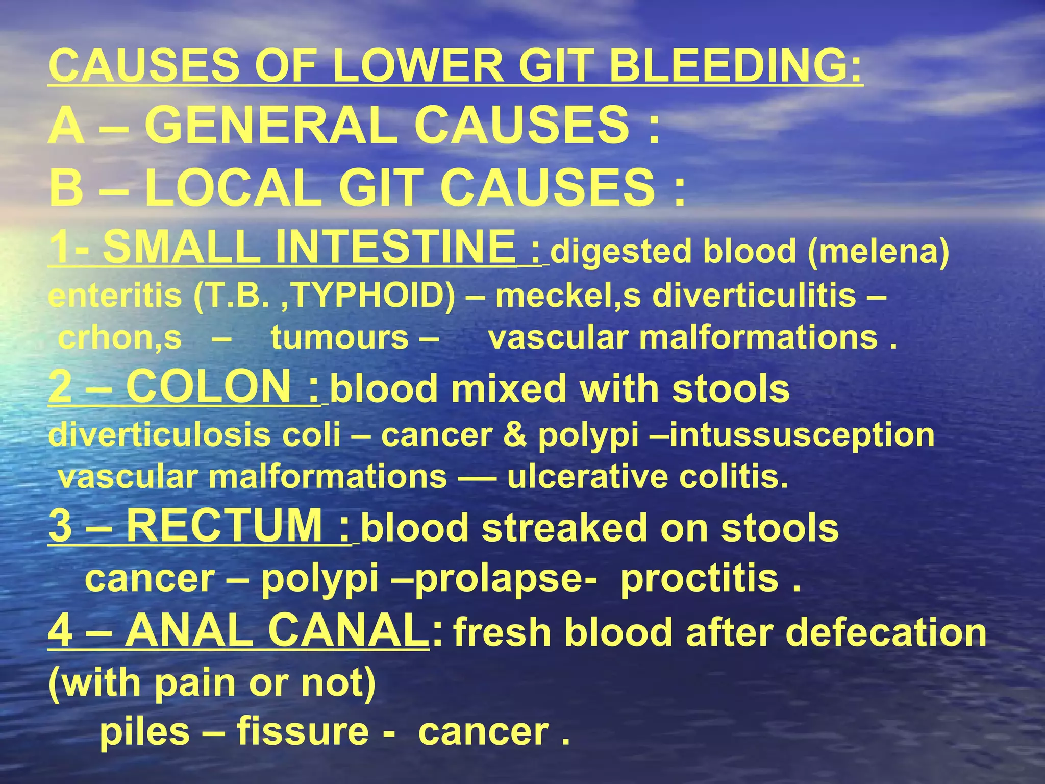 hematemesis melena GIT bleeding egypt Draz MY | PPT