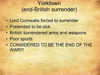 Overview of Revolution | PPT