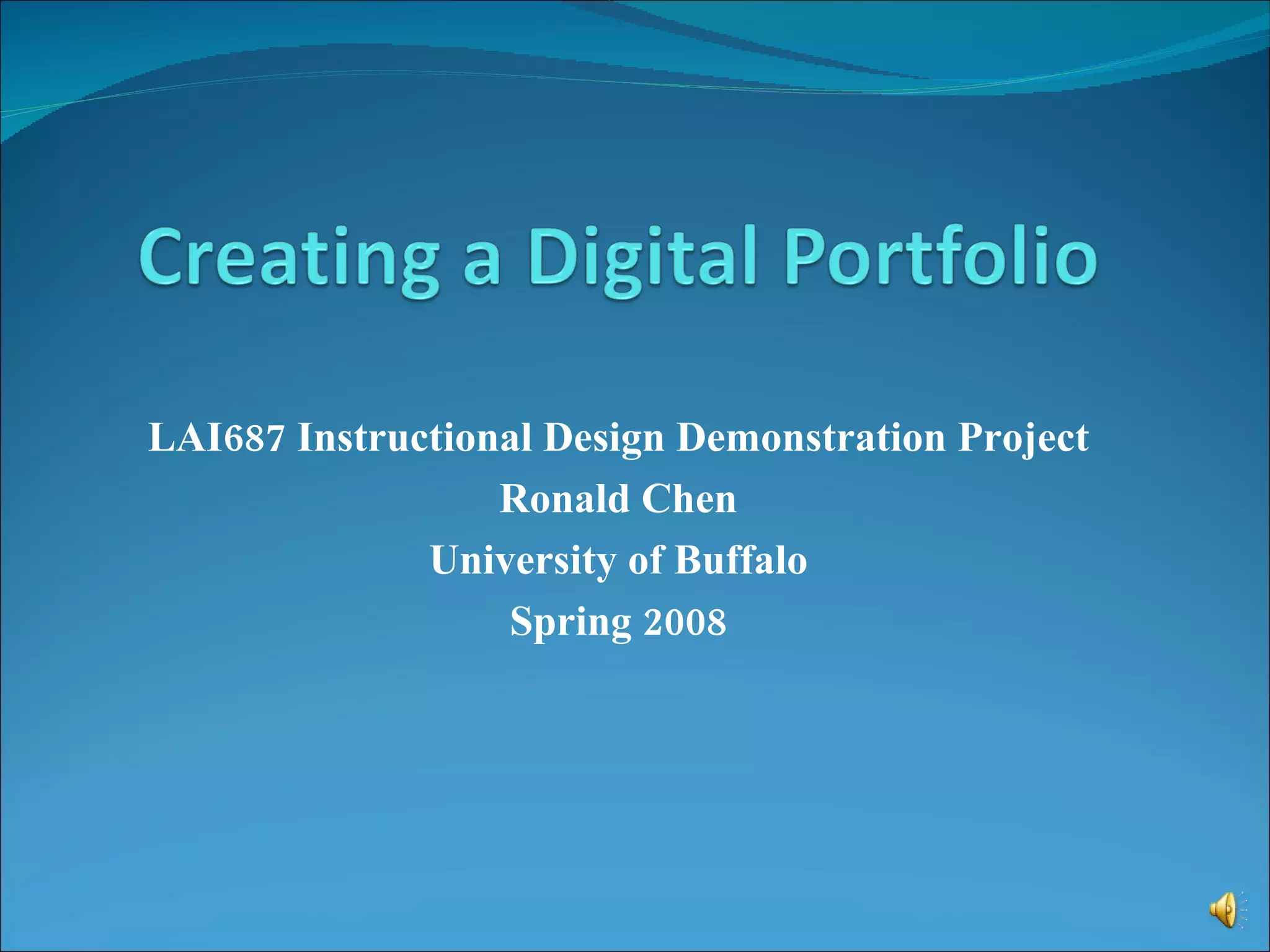 Create a Digital Portfolio PowerPoint | PPT