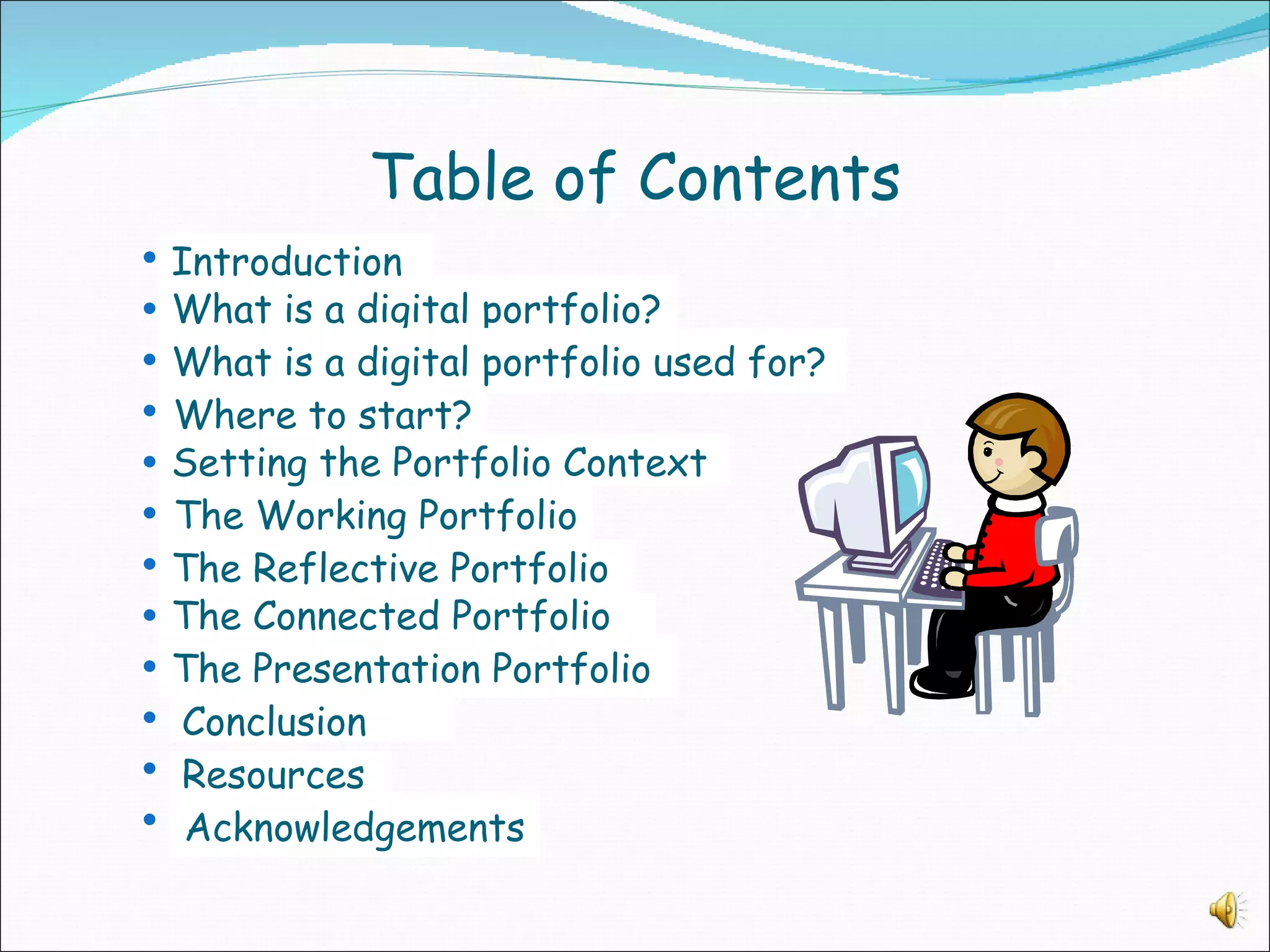 Create a Digital Portfolio PowerPoint | PPT