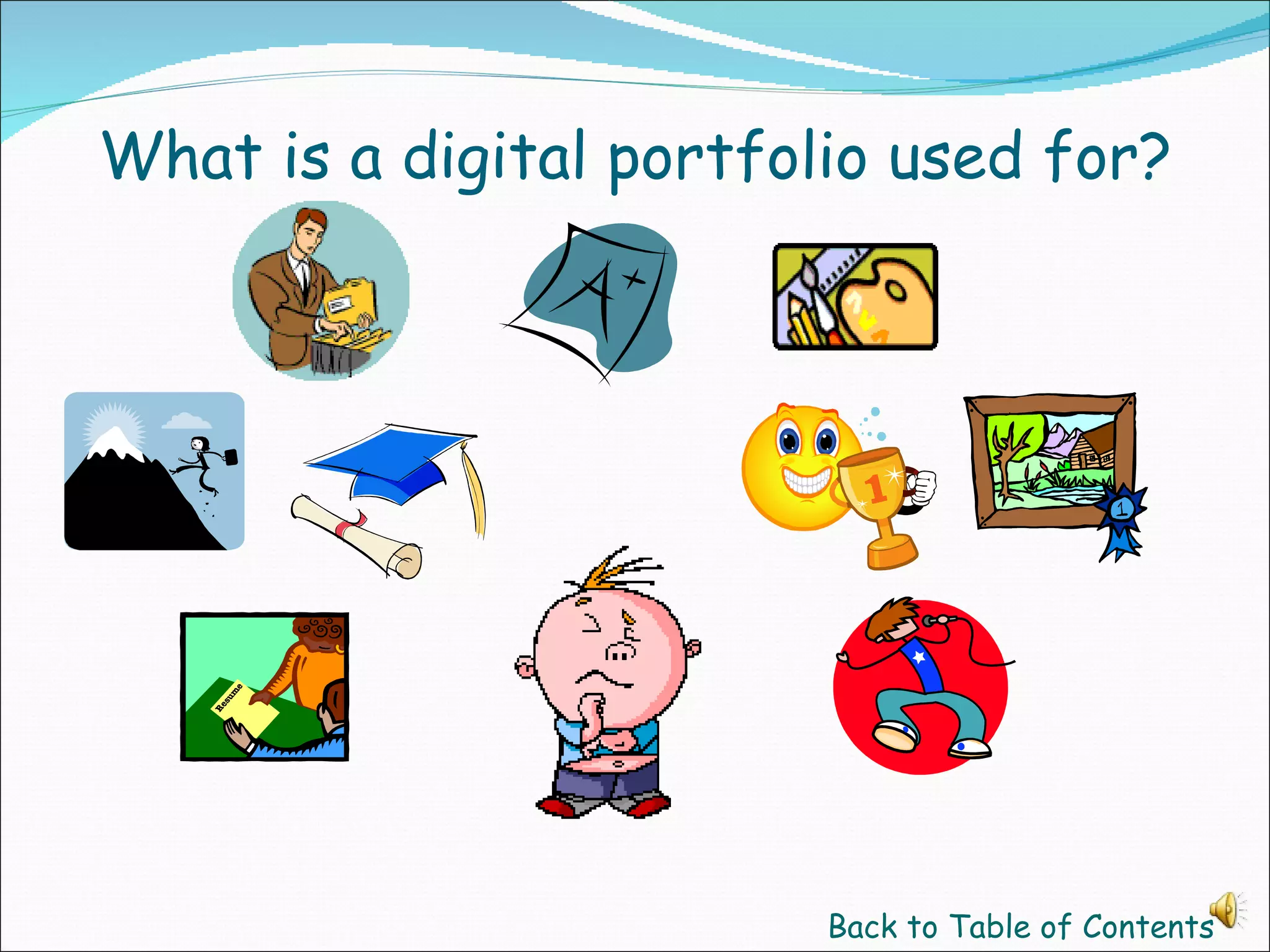 Create a Digital Portfolio PowerPoint | PPT