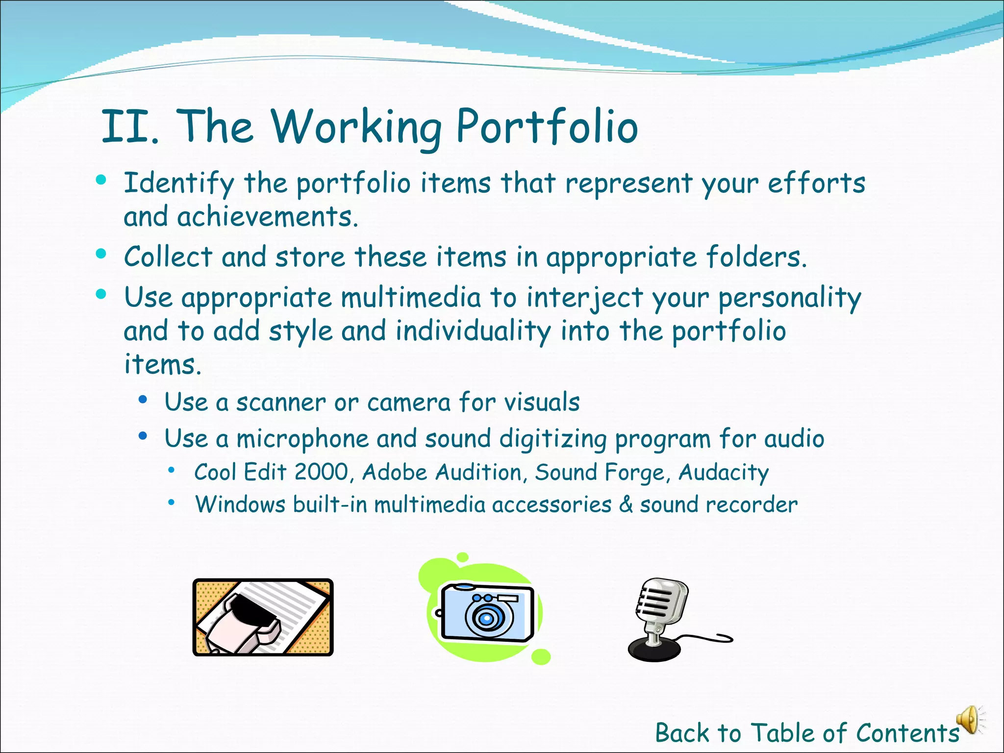 Create a Digital Portfolio PowerPoint | PPT