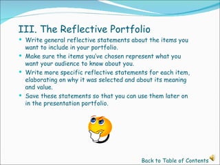 Create a Digital Portfolio PowerPoint | PPT