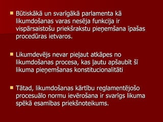 Likumdošanas process | PPT
