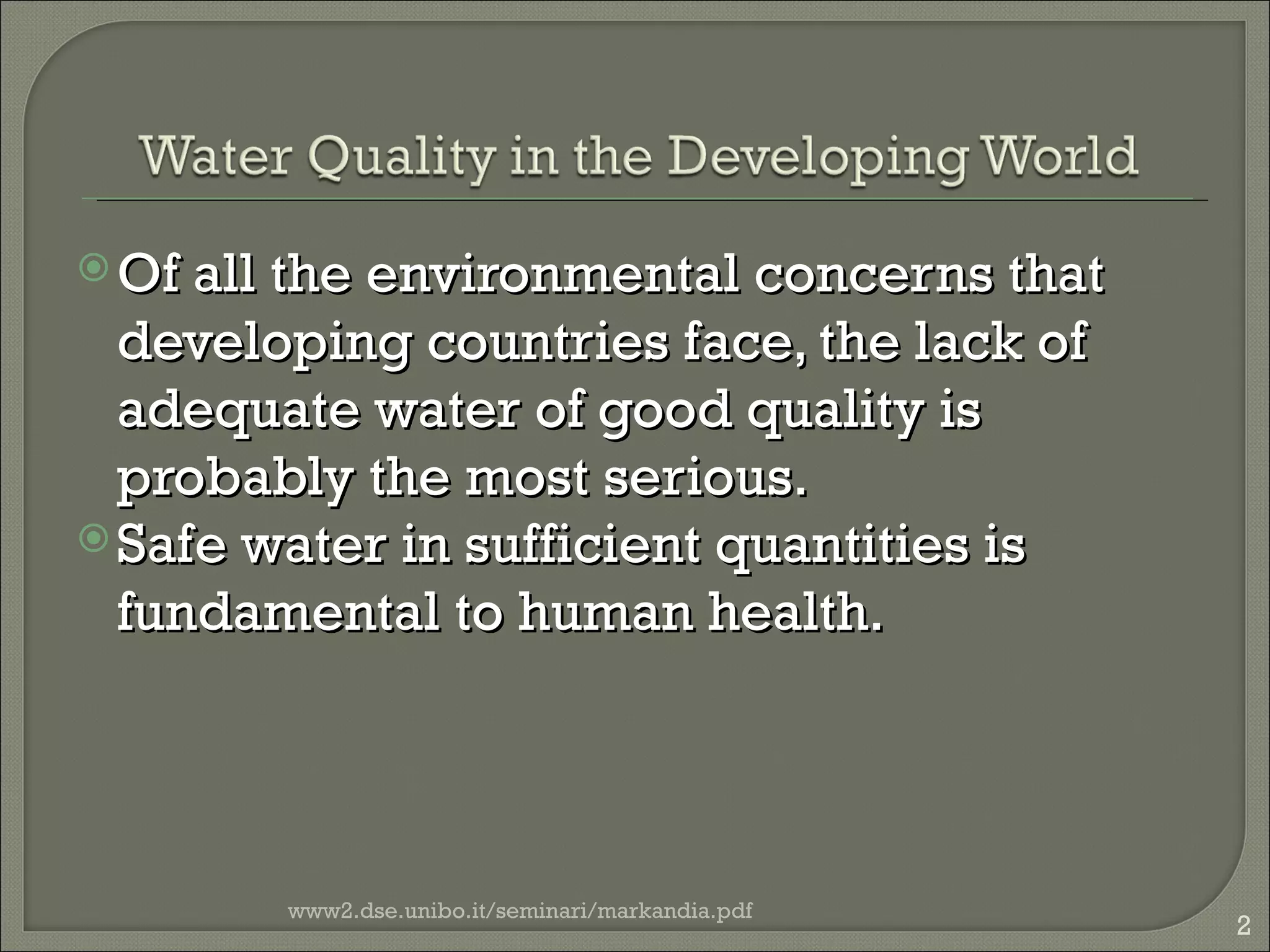 water quality | PPT