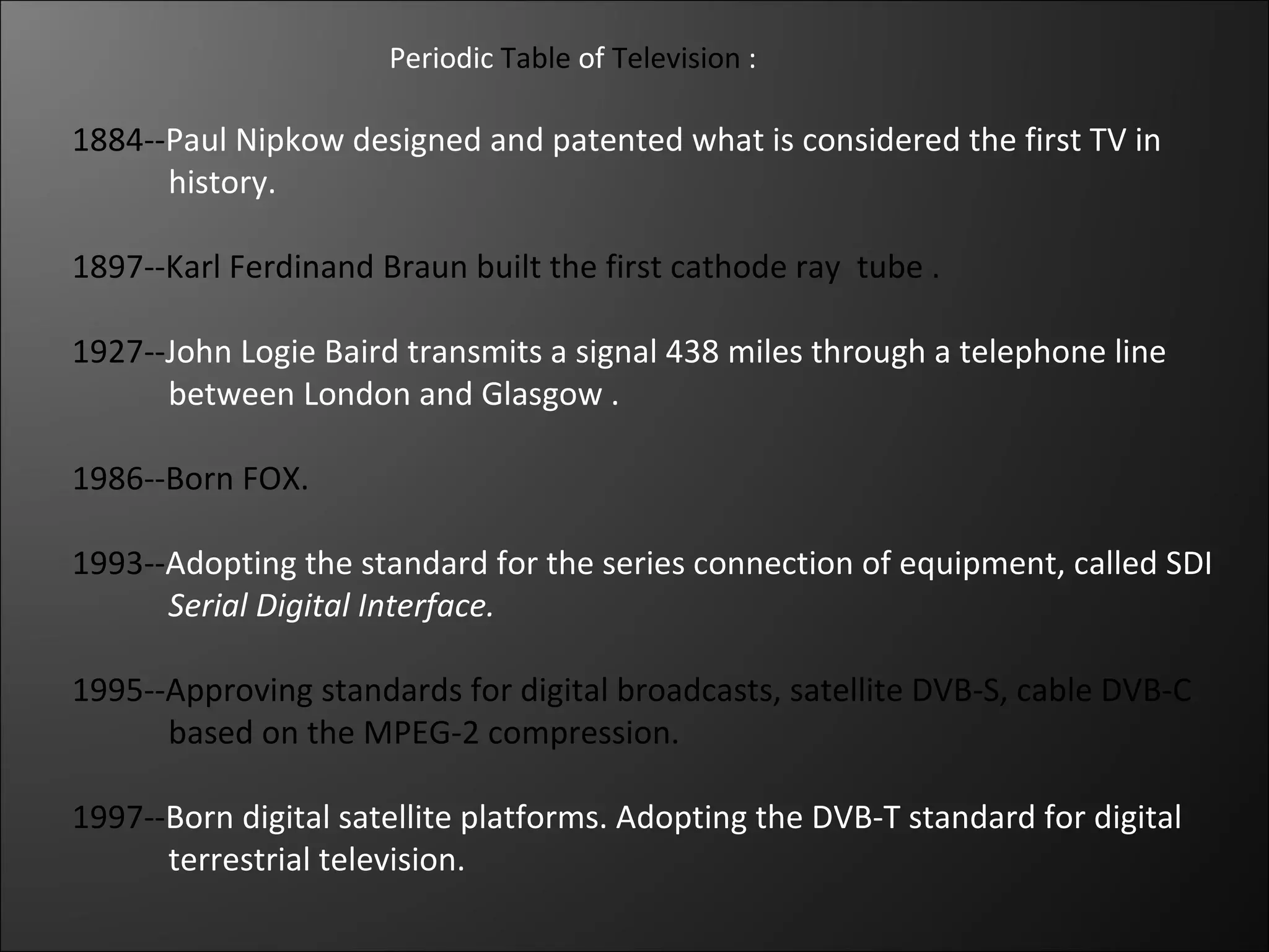 The Television | PPT