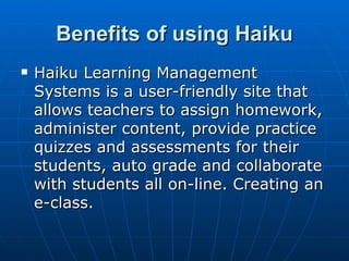 Deanna Lopez: ED 5670 updated\Msmc\Wow Haiku And Wizi Q For Teaching ...