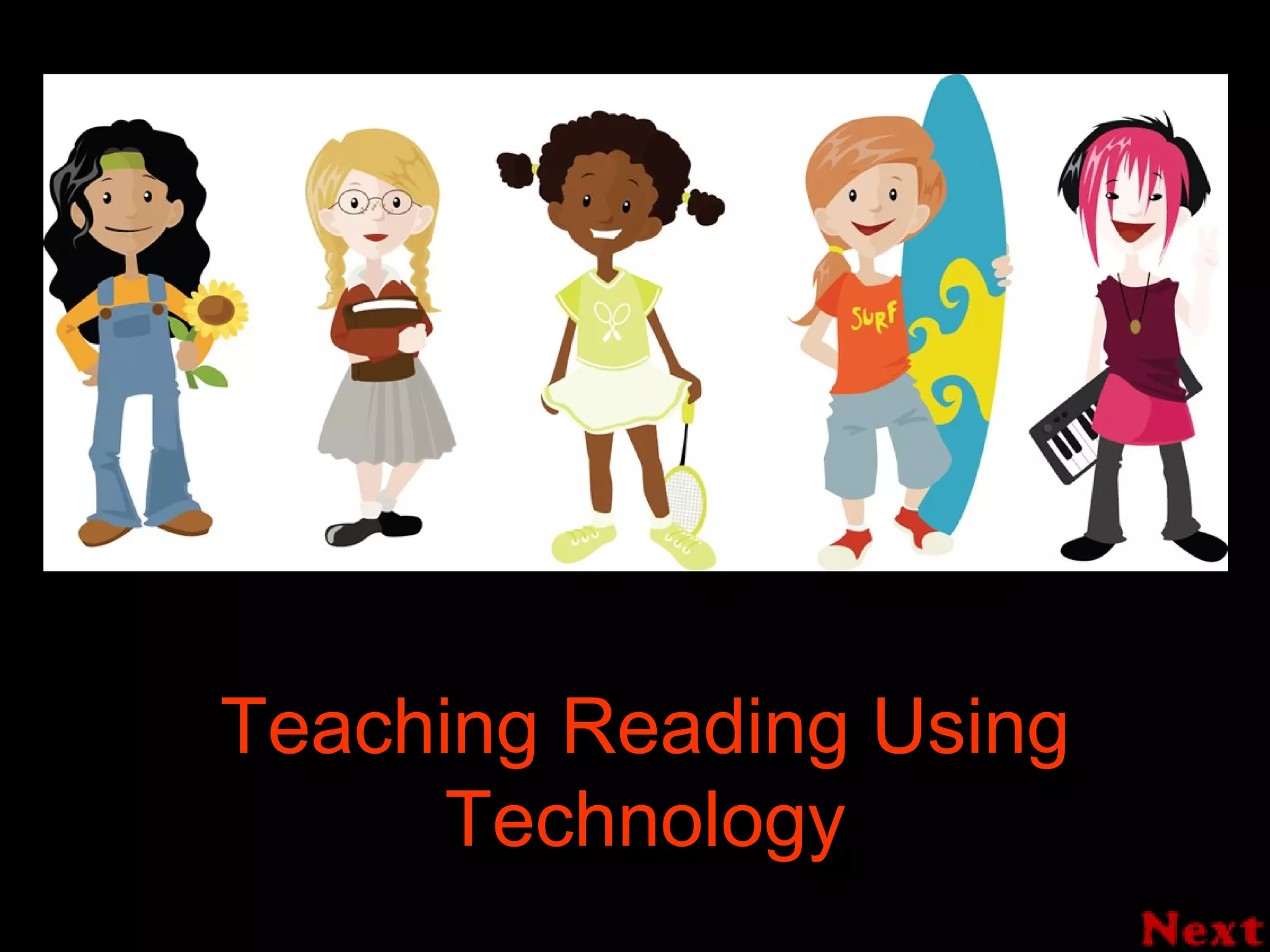 Teaching reading with technology | PPT | Tablets and E-readers ...