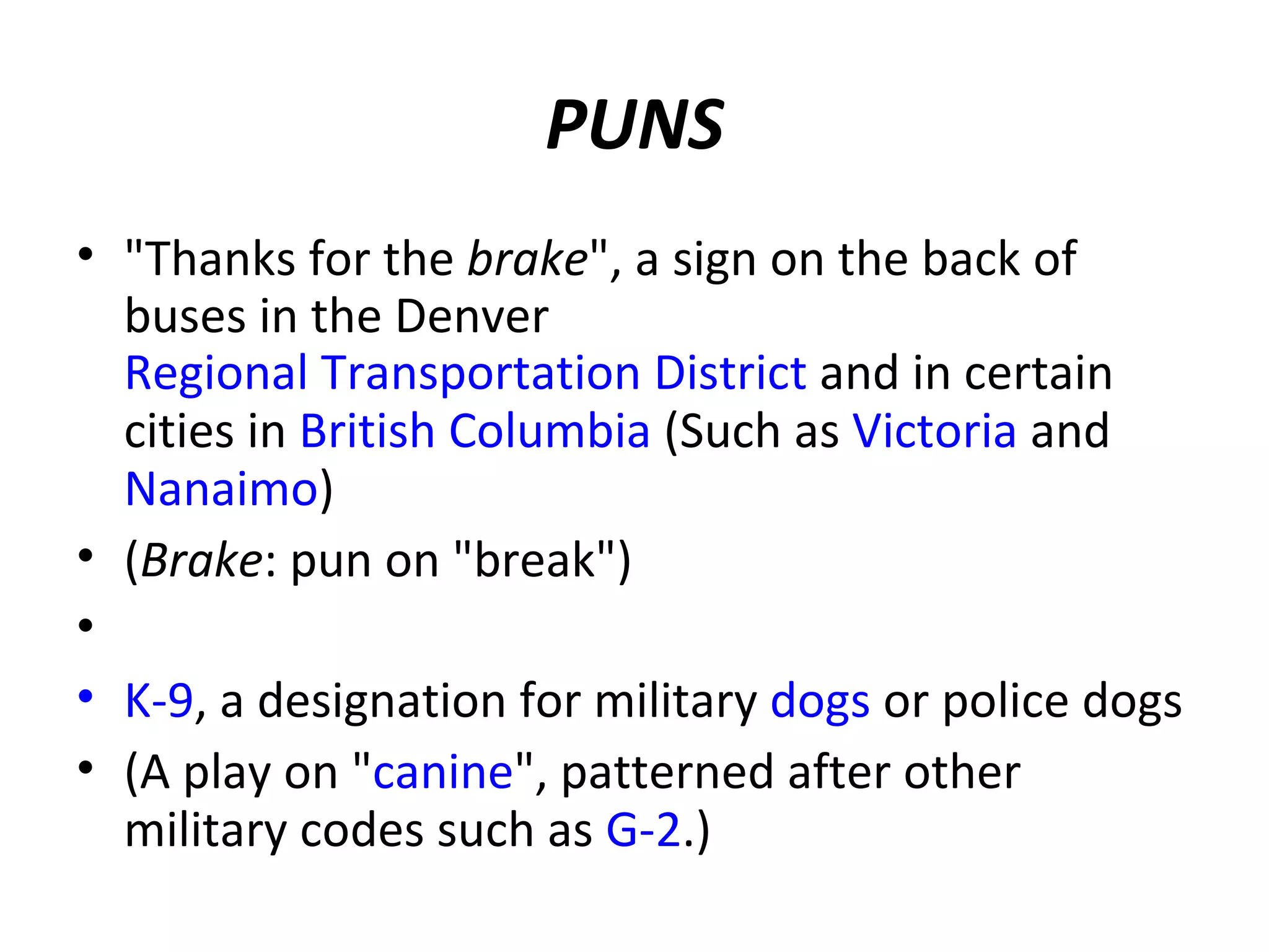 Types of verbal humor | PPT