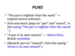 Types of verbal humor | PPT
