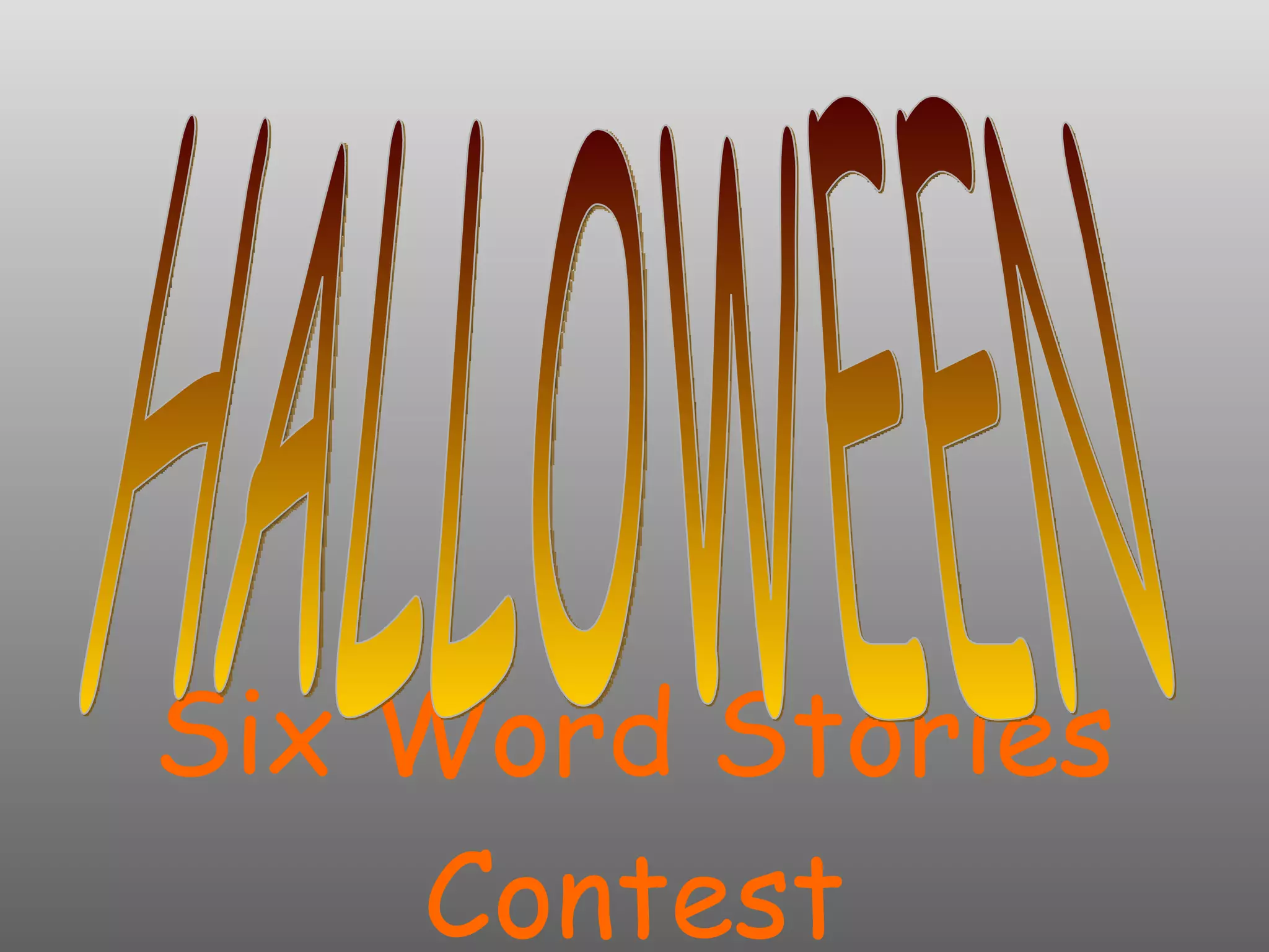 Six Word Stories | PPT