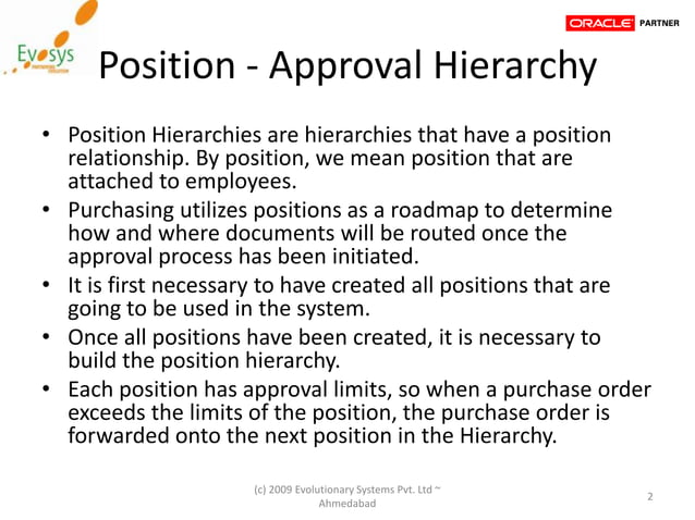 Approval Hierarchy in Oracle Apps | PPTX | Human Resources | Business