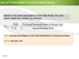 Advance Supply Chain Management : Holistic Overview with respect to an ...