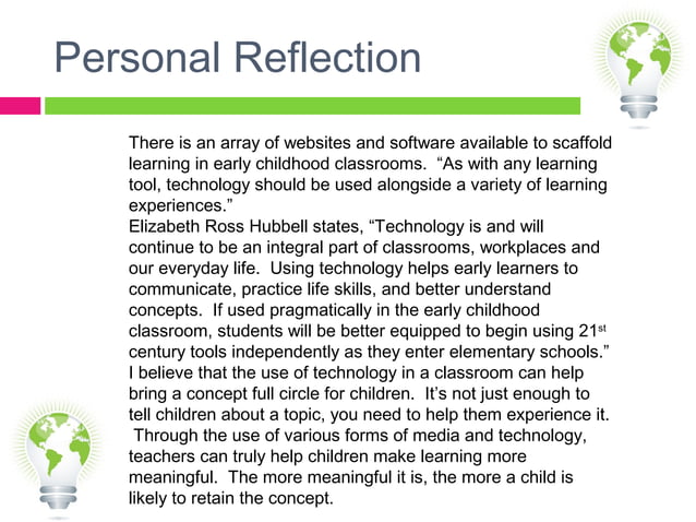 Technology in Early Childhood Education | PPT