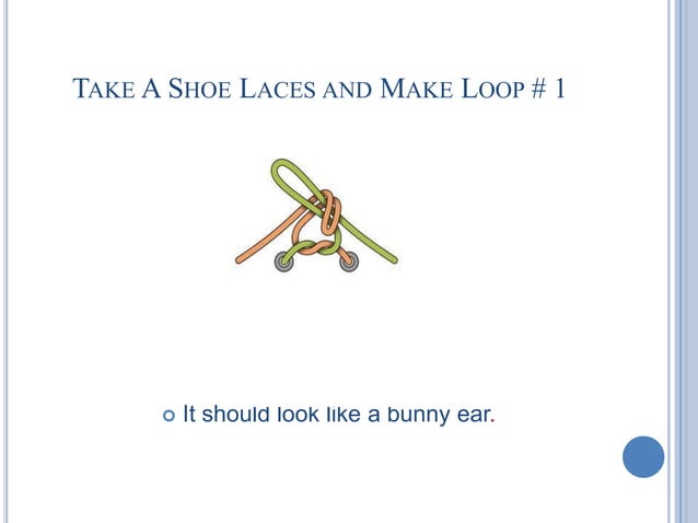 How to Tie Shoes | PPTX