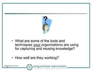 Managing the Risk of Knowledge Loss Due to Workforce Attrition | PDF