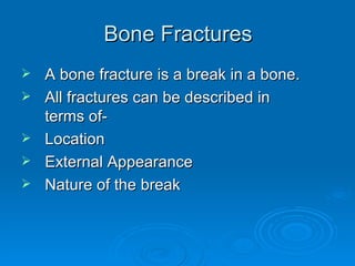 FRACTURES | PPT