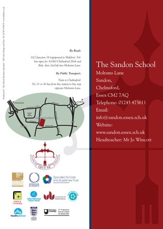 The Sandon School Brochure 2009 | PDF