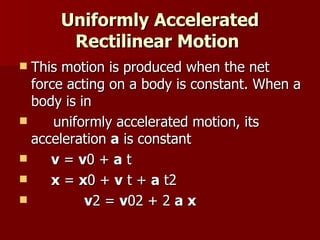 Motion in One Dimension | PPT