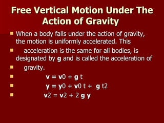 Motion in One Dimension | PPT