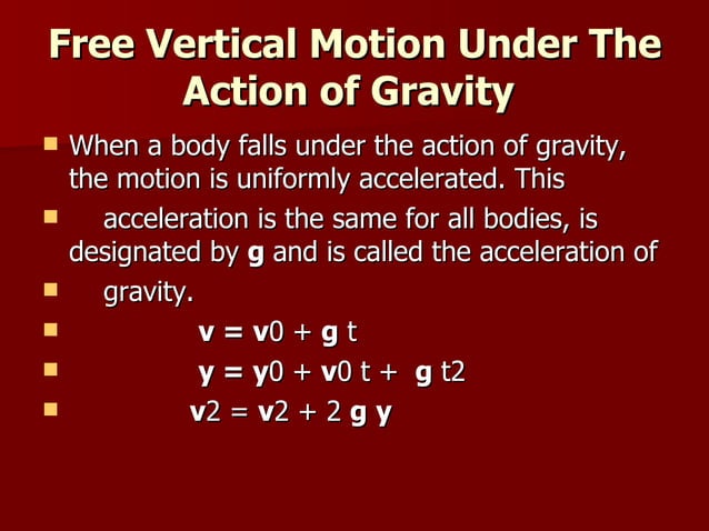Motion in One Dimension | PPT