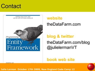 What's New in Entity Framework 4, by Julie Lerman | PPT