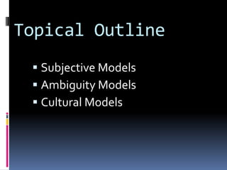 Management Models | PPTX