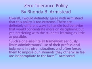 Discipline in the Classroom | PPTX