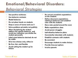 Teaching Special Students | PPT | Brain and Nervous System Disorders ...