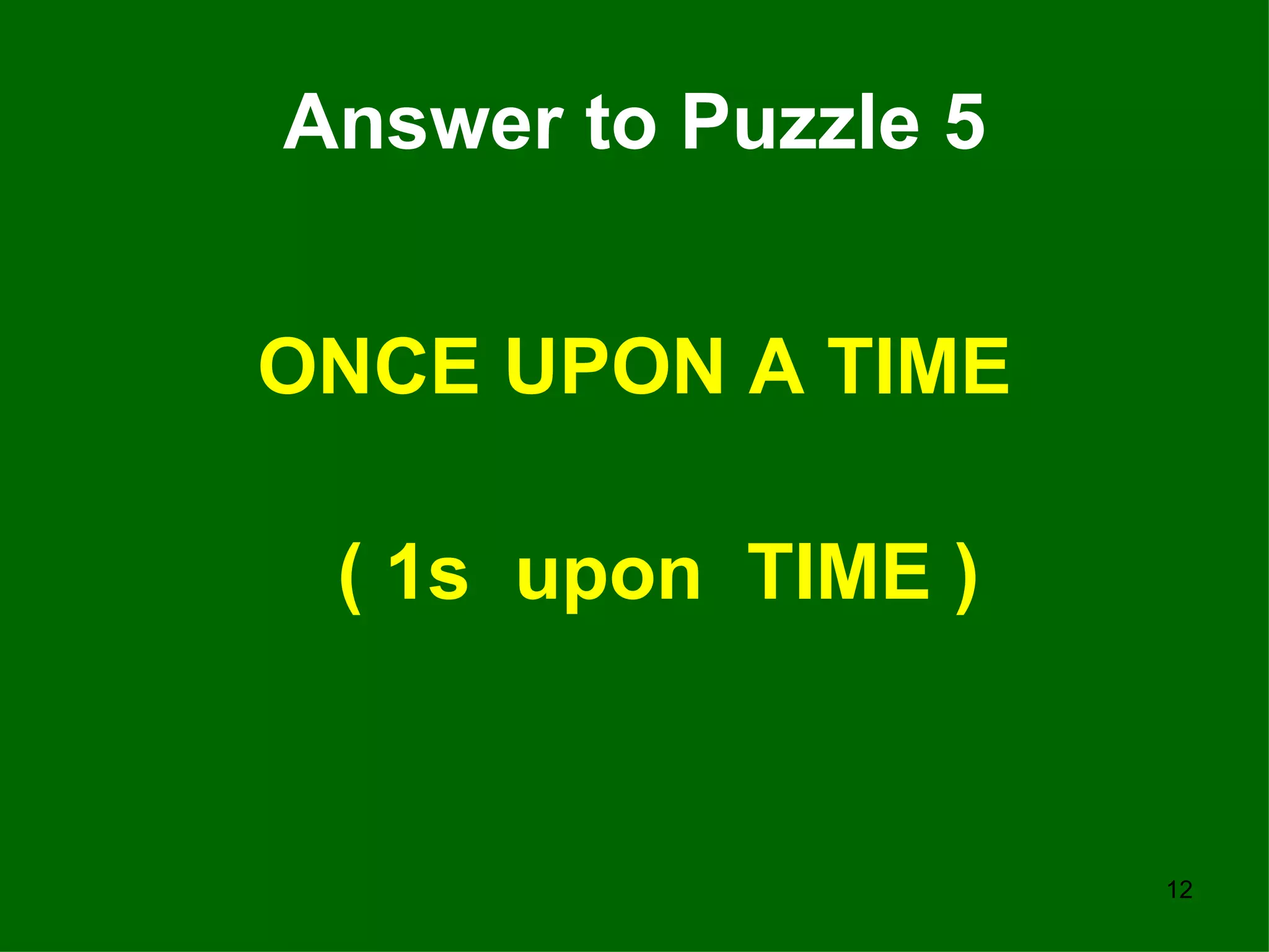 15 Rebus Puzzles To Sharpen The Mind | PPT
