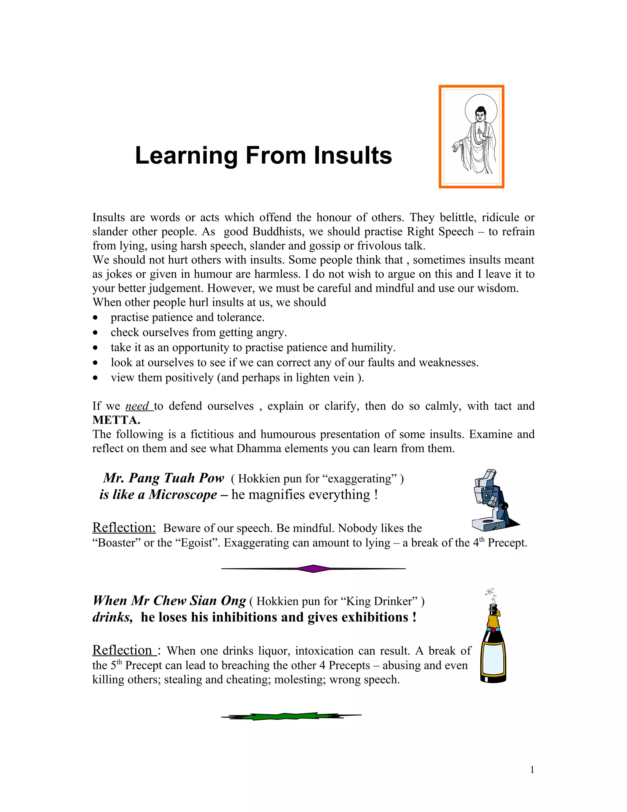 Learning From Insults | DOC
